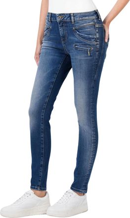 Miracle Of Denim M.O.D Damen Jeans Suzy Skinny Fit (DE/NL/SE/PL, Bundweite & Schrittlänge, 30, 32, Answer Blue)