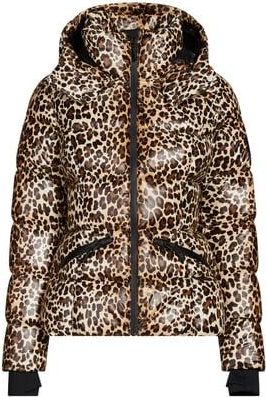 Mackage Manteau de ski &agrave; imprim&eacute; l&eacute;opard