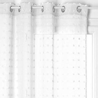 Atmosphera Atmosphera - Voilage Lily - Blanc - 140x240 cm