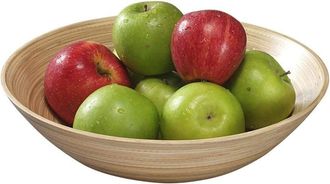 KESPER Holz, Obst-und Salatschale, Braun, 30cm