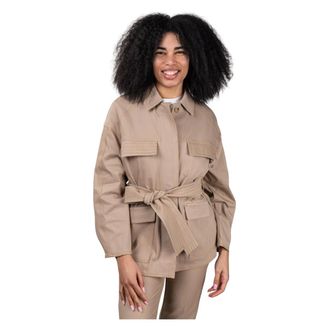 Max Mara Femme, Vestes, Brun, Taille: 42 FR Vestes L&eacute;g&egrave;res