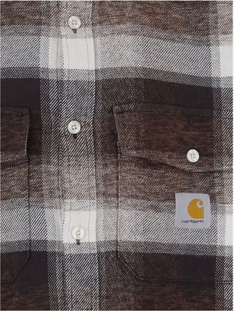 Carhartt Work in Progress Cotton Check Shirt - Brown
