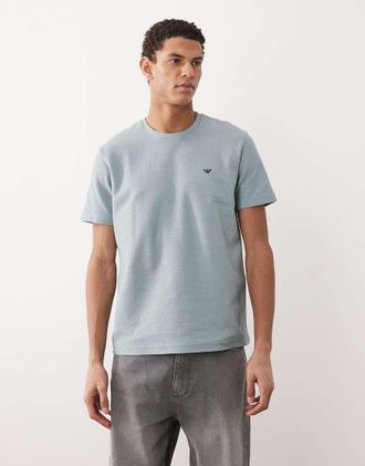 Emporio Armani Bodywear - T-shirt avec logo - Bleu