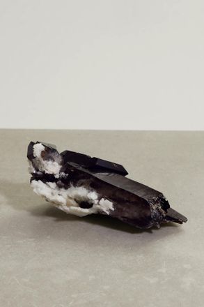 JiaJia Mittelgro&szlig;er Rauchquarz Mit Mondstein - Grau