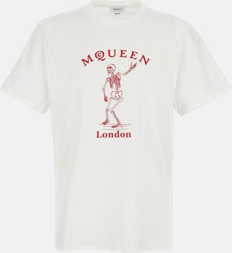 Alexander McQueen Skelett-t-shirt