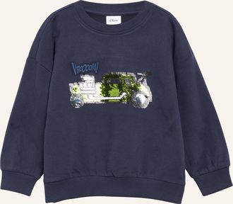 s.Oliver S.Oliver Sweatshirt blau