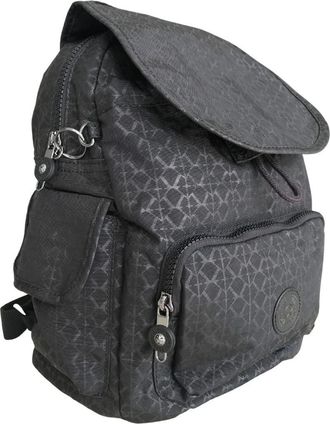 Kipling CITY PACK S Kleiner Rucksack, Signature Emb (Schwarz)