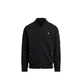 Polo Ralph Lauren Veste col rond en coton m&eacute;lang&eacute;