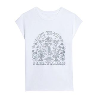 Zadig&Voltaire Cloe Strass Tanktop - - Tops - Damen - Wei&szlig; - M