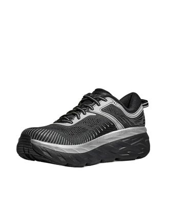 Hoka One One Mens Sneakers Bondi 7 Black-Stardust Upper: Textile Trainers Black/stardust