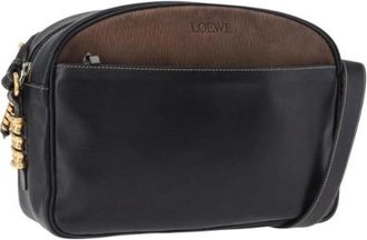 Loewe Sac bandouli&egrave;re en cuir doccasion - Femme - Pre-owned - Noir - Taille: ONE Size