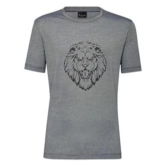 Billionaire Boys Club T-Shirt Rundhalsausschnitt SS L&ouml;we - - Tops - Herren - Grau - XS