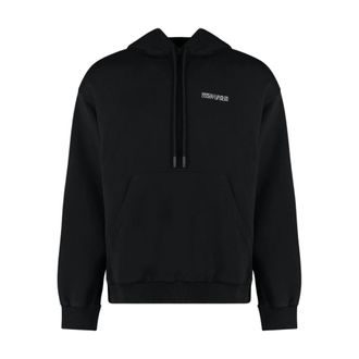 Marcelo Burlon Graphic Print Hoodie - - Sweatshirts & Hoodies - Herren - Schwarzk - S