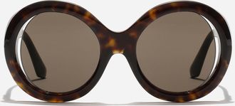 Dolce & Gabbana Sicilian Street Sunglasses - Frau Neuheiten Havana Acetat Onesize