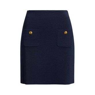 Ralph Lauren Pocket Minirock - - Skirts - Damen - Blau - M