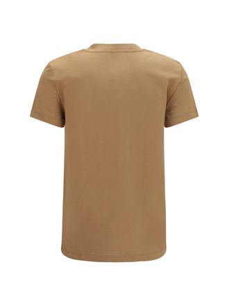 Max Mara Womens Papaia T-Shirt Cammello Cotton T-Shirts And Polos