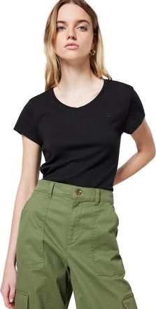G-Star G-Star RAW Damen Eyben Slim V-Neck Top 2.0, Schwarz (dk Black D24533-4107-6484), XXS