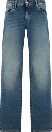 Icon Denim Los Angeles Femme, Jeans, Bleu, Taille: W27 Jean droit en coton