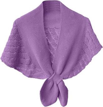 Generic Poncho Femme Hiver Chaud Chale Femme Hiver Chaud Cape Femme Effet enveloppant Ch&acirc;le Ajour&eacute; L&eacute;ger Plage Cardigan Tricot&eacute; Look Quotidien &Eacute;l&eacute;gant