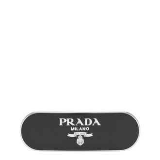 Prada Haarspange aus Metall - - Accessories - Damen - Schwarzk - ONE SIZE