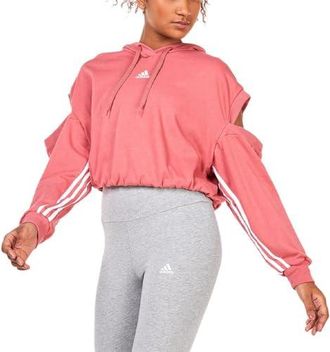 adidas Sweat &agrave; Capuche Rose Femme HK2570