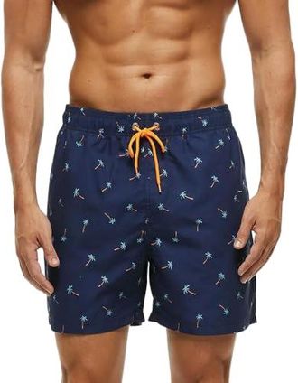 Generic HUIWDP Short de bain d&eacute;t&eacute; &agrave; s&eacute;chage rapide pour homme, A6, XXL