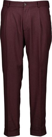 Club of Gents Slim-Fit-Hose - - Trousers - Herren - Lila - M
