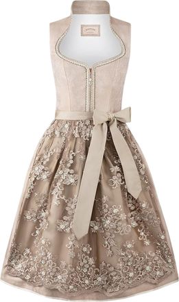 Stockerpoint Damen Dirndl Adriene I Größe 32-46 I Bequemes Trachtenkleid mit Schürze & liebevollen Details I Atmungsaktiv & pflegeleicht I Perfekt für Trachten & F
