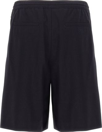 Givenchy Wool-Blend Tailored Bermuda Shorts - Black