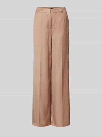 Comma Hose aus Viskose-Leinen-Mix mit weitem Bein
