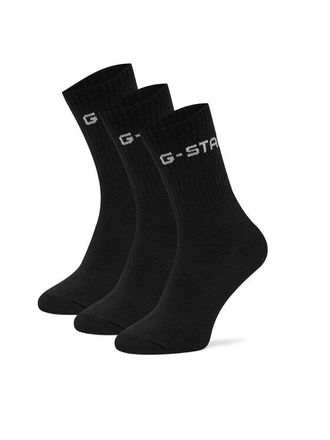 G-Star Lange Socken CEO_AS_G_STAR_001W_AW26 (3-PACK) Schwarz