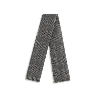 Brunello Cucinelli Cashmere Check Scarf - Gray