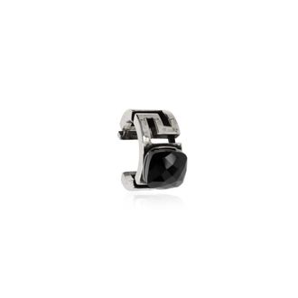 Versace Ohr-Cuff mit Stein - - Accessories - Damen - Grau - ONE SIZE