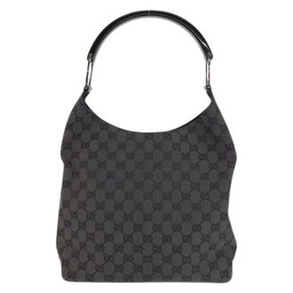 Gucci Sac bandouli&egrave;re GG Canvas Pre-owned - Femme - Pre-owned - Noir - Taille: ONE Size