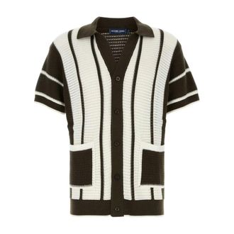 Frescobol Carioca Fabricio Crochet Cardigan - - Knitwear - Herren - Mehrfarbig - L