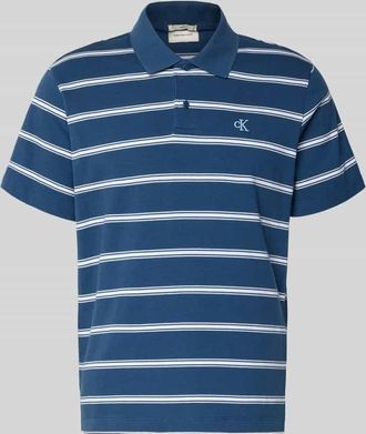 Calvin Klein Jeans Regular Fit Poloshirt mit Logo-Stitching
