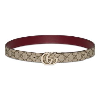 Gucci GG Marmont Wendeg&uuml;rtel - - Accessories - Damen - Beige - 75 CM