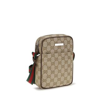 Gucci Tag Shoulder Bag - Beige