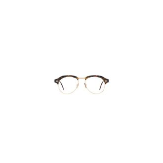 Thom Browne Lunettes Pilote en Ac&eacute;tate et Titane - unisex - Accessoires - Brun - Taille: 55 MM
