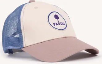Faguo Casquette &eacute;cru et violet