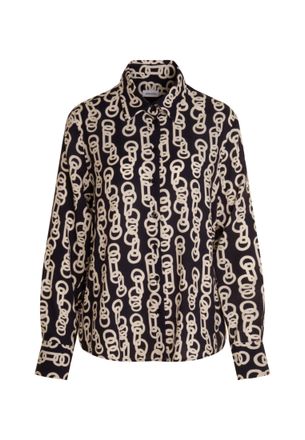 Seidensticker Damen Hemdbluse Bluse, Marineblau, 38