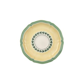 Villeroy & Boch French Garden Fleurence Untertasse 15 Cm Wei&szlig;/Bunt, Sp&uuml;lmaschinenfest, Mikrowellensicher, Geschirr, Premium Porzellan