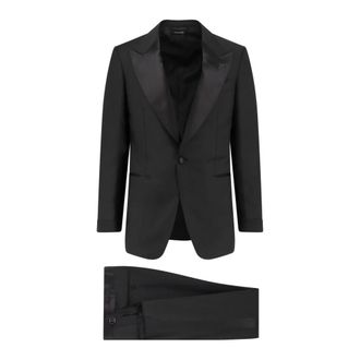 Tom Ford Einreiher-Anzug - - Suits - Herren - Schwarzk - M