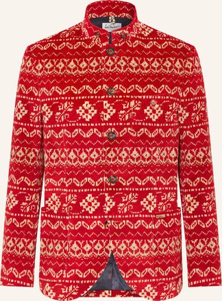 Luis Trenker Cordsakko Lusandro Regular Fit rot