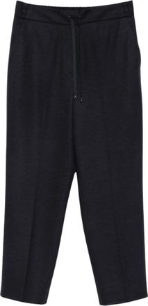 Circolo 1901 Pantalon carrot coupe ajust&eacute;e &agrave; cordon - Femme - Pantalons - Bleu - Taille: 48 FR