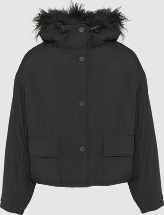 Yves Salomon Doudoune Noir