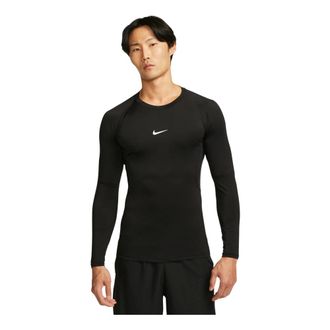 Nike Np DF Tights Top Manches Longues - Homme - Sport - Noir - Taille: M