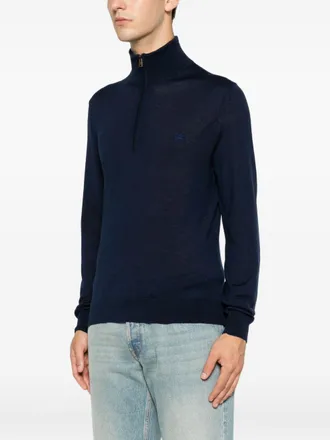 Etro Wool and Silk Blend Sweater - Blue