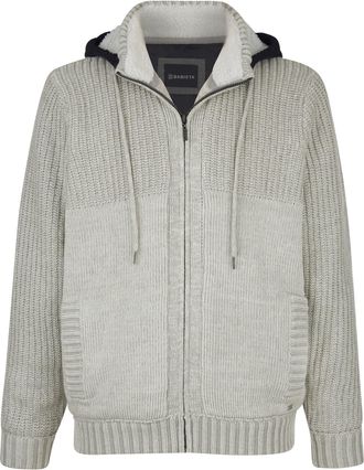 Babista Herren Strickjacke Rivanetto wollwei&szlig;, 2XL (XXL) - 60/62
