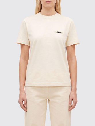 Jacquemus T-shirt contemporain &agrave; manches courtes en coton stretch avec col rond